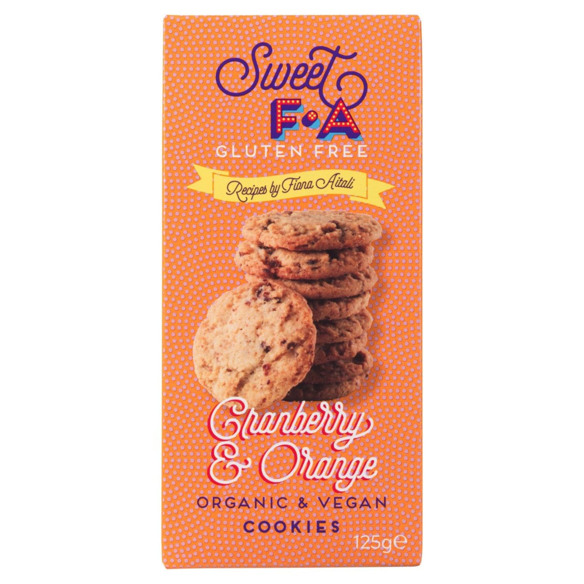 Sweet FA Cranberry & Orange Cookies 125g – WILD OATS